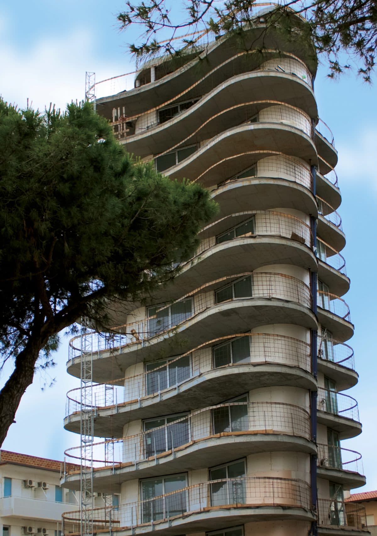 Coffrage balcon et parapet en béton - Arbloc