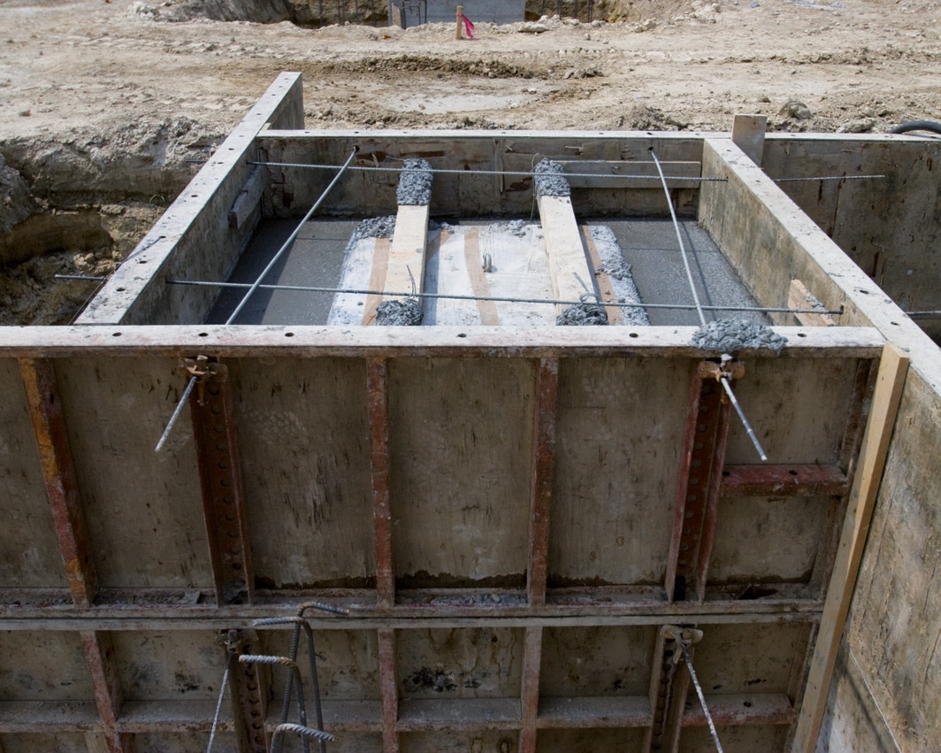 Coffrage de semelles isolées - Arbloc